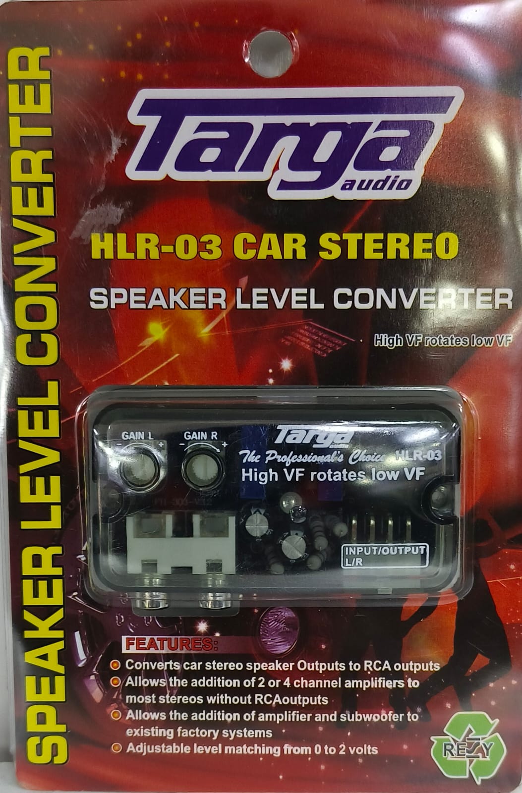 Targa speaker level converter HLR-03 Car stereo – Simunye Welkom