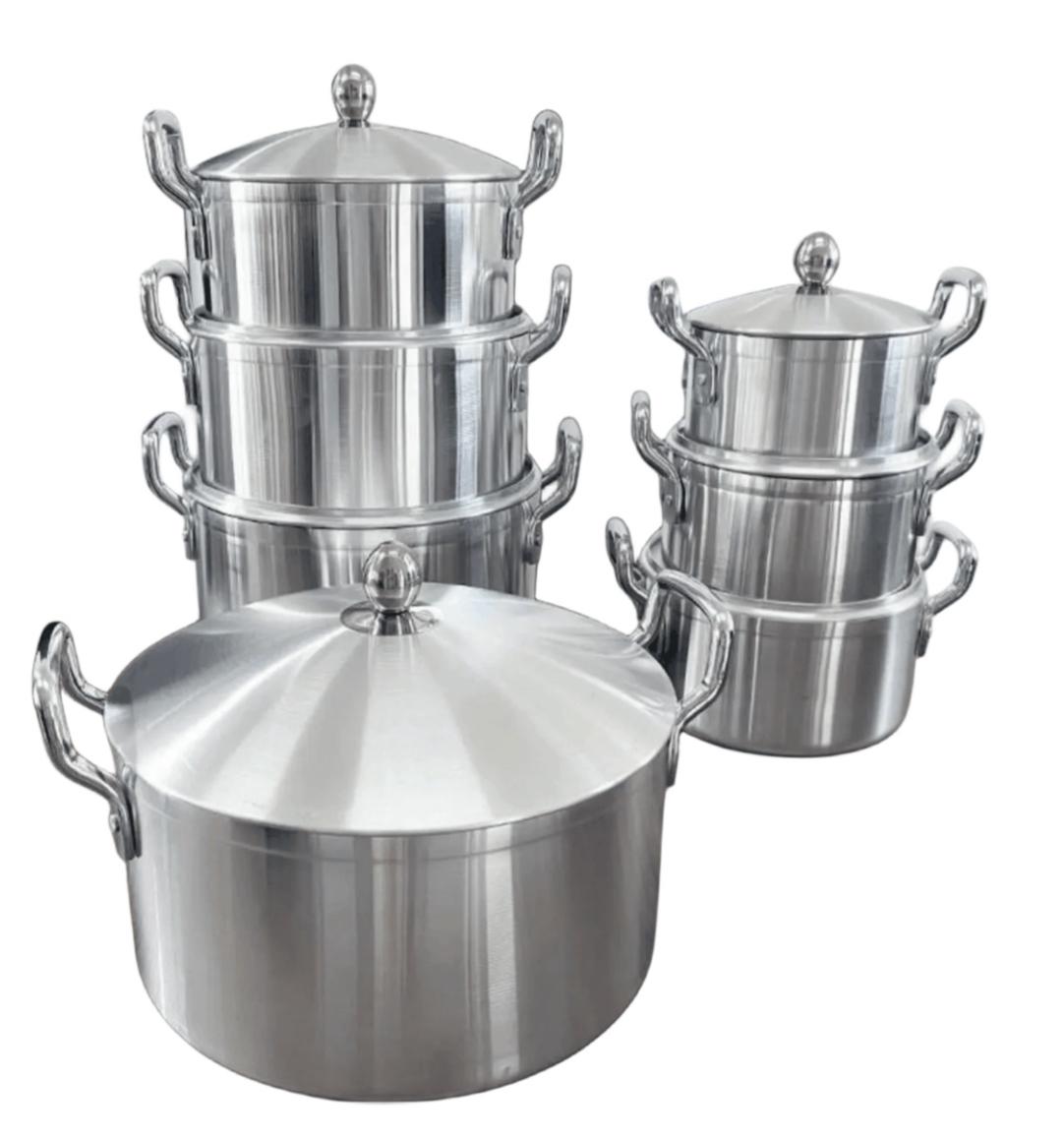 14 PIECES ALUMINIUM POT SET – Simunye Welkom